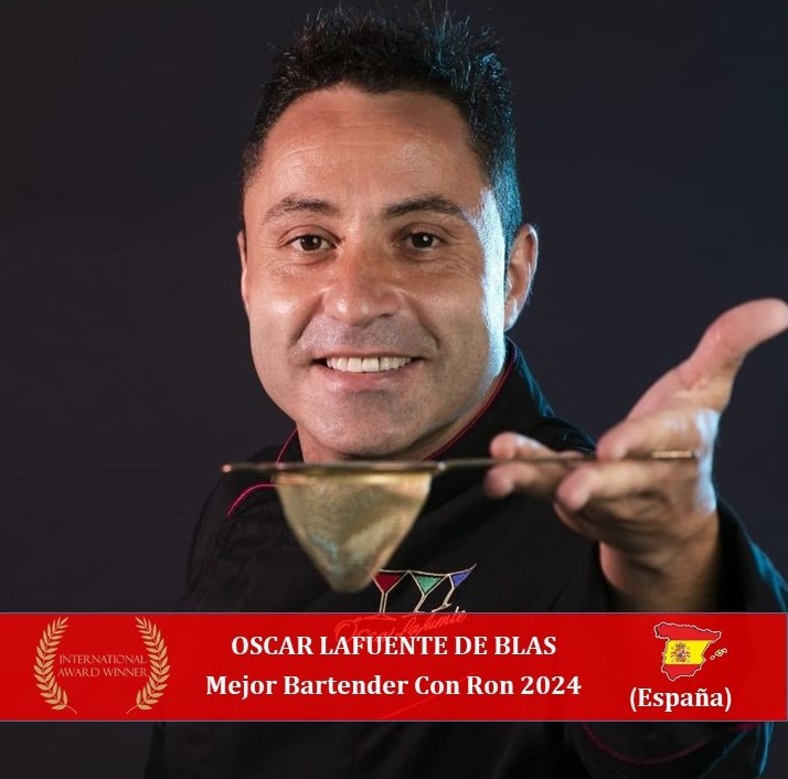 Oscar Lafuente is The Ultimate Rum-Bartender 2024 - mixologist-bar.com